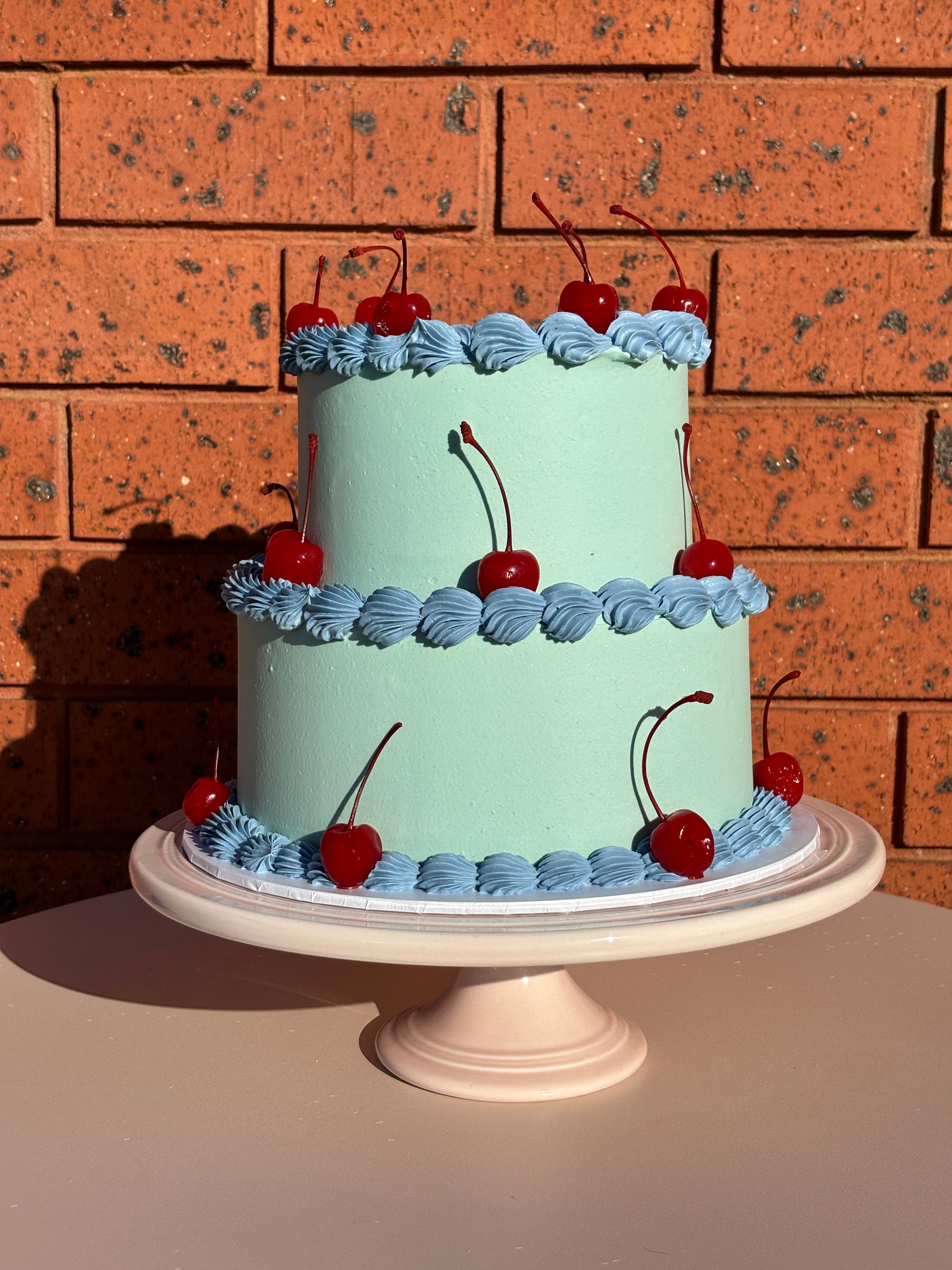 Retro Cake - 2 Tier | Yarra Valley Cake Company