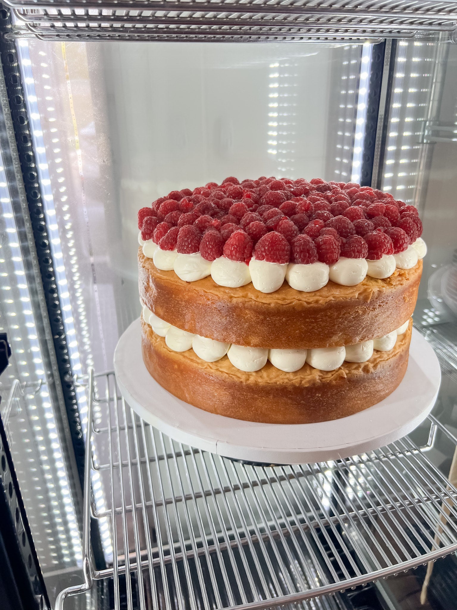 Raspberry Topped Cake | Yarra Valley Cake Company
