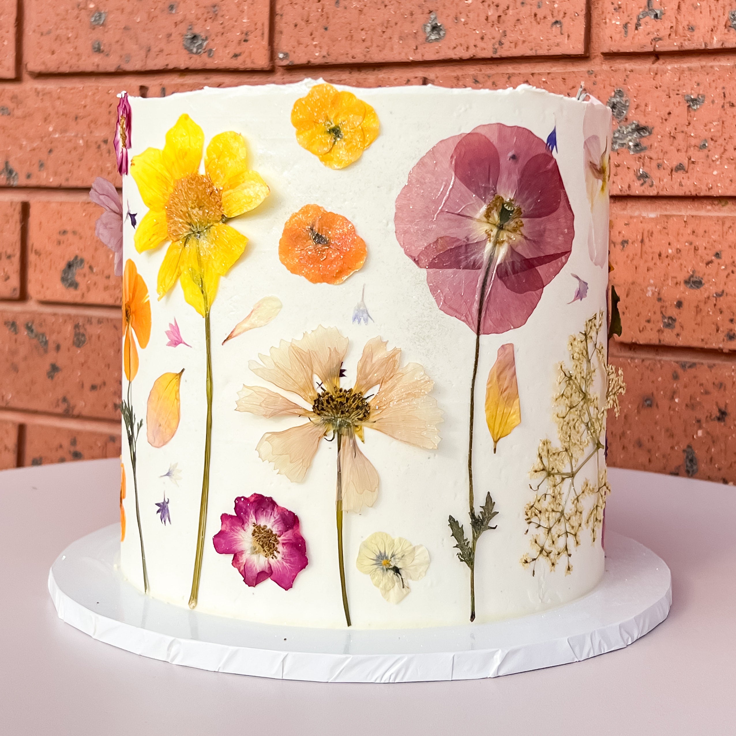 Pressed Flower Cake | Yarra Valley Cake Company
