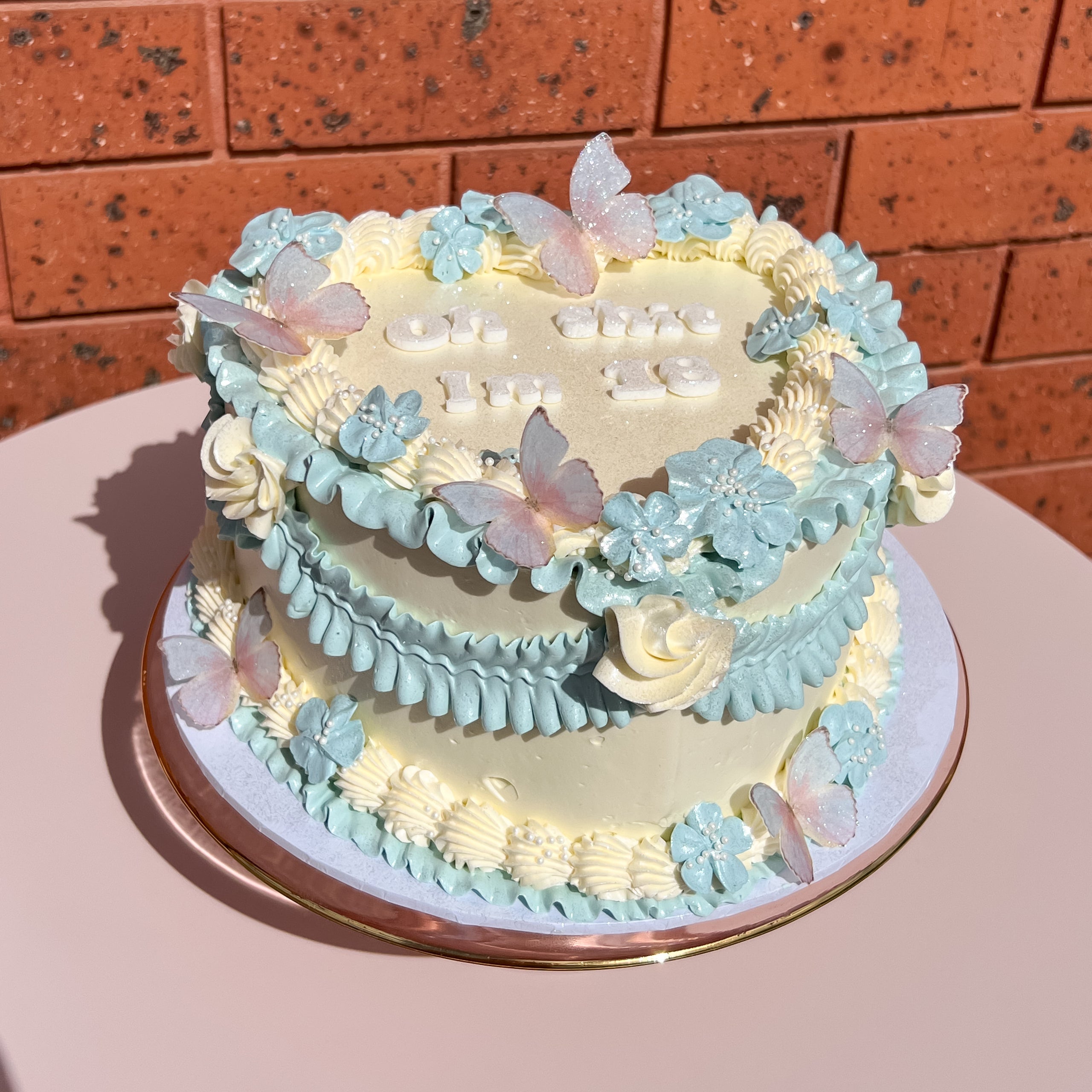 Frilly Heart Cake | Yarra Valley Cake Company